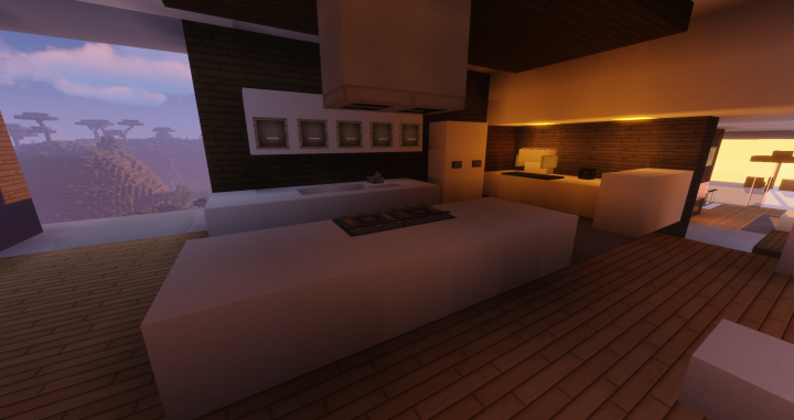 Modern Hill house #2 Minecraft Map