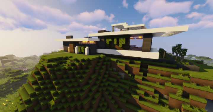 Modern Hill house #2 Minecraft Map