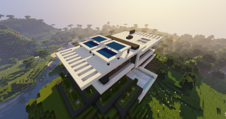 Modern Hill house #2 Minecraft Map