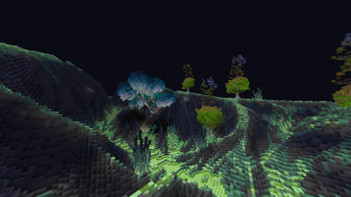 Alien Terrain Minecraft Map