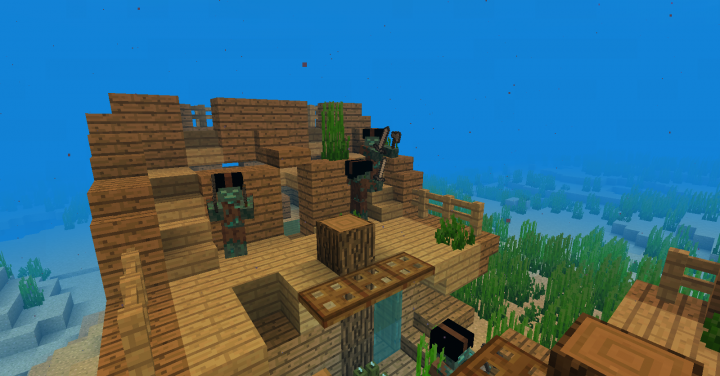 Better drowned datapack Minecraft Data Pack