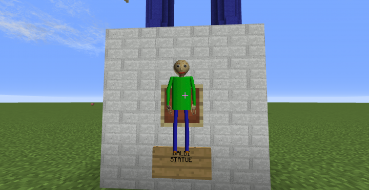 Baldi Basics Statues Minecraft Map