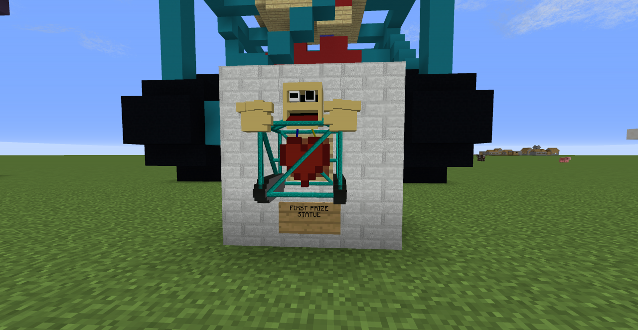 Baldi Basics Statues Minecraft Map