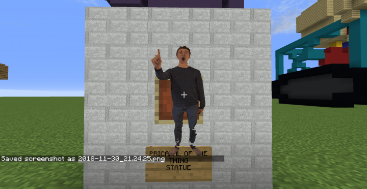 Baldi Basics Statues Minecraft Map