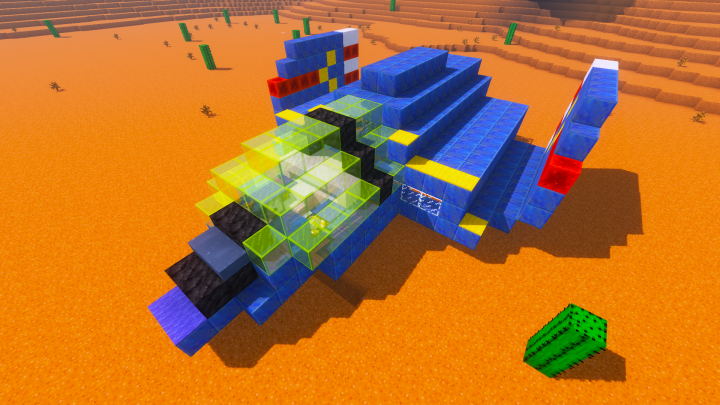 F-Zero Blue Falcon & Fire Stingray Minecraft Map