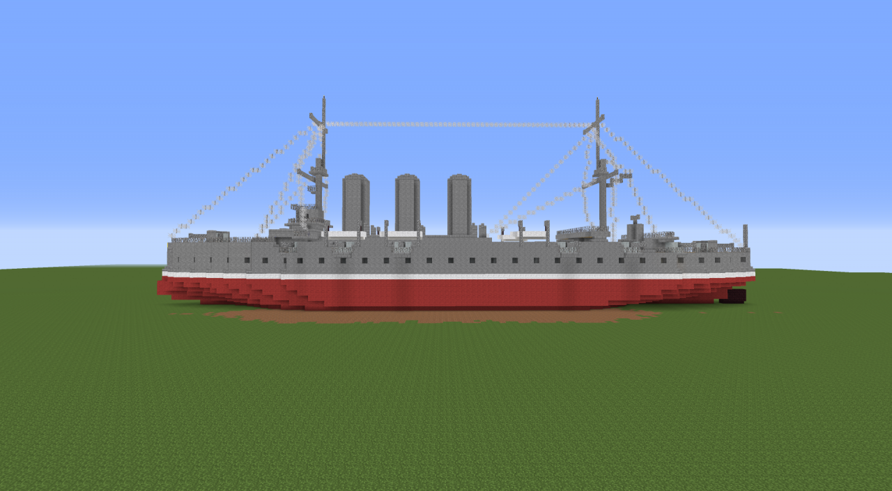 Авро́ра/cruiser Aurora/阿芙乐尔号巡洋舰 Minecraft Map