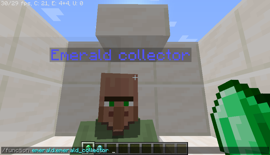 Diamond to Emerald Datapack Minecraft Map