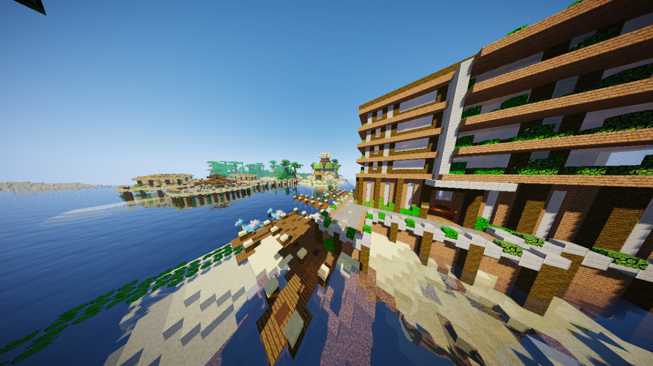 Resort - Winning of the August "Best build" (pixelmon harmony) Minecraft Map