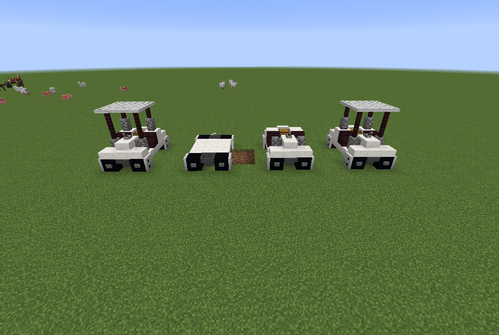 Golf Cart for Con Corp. Country Club Minecraft Map