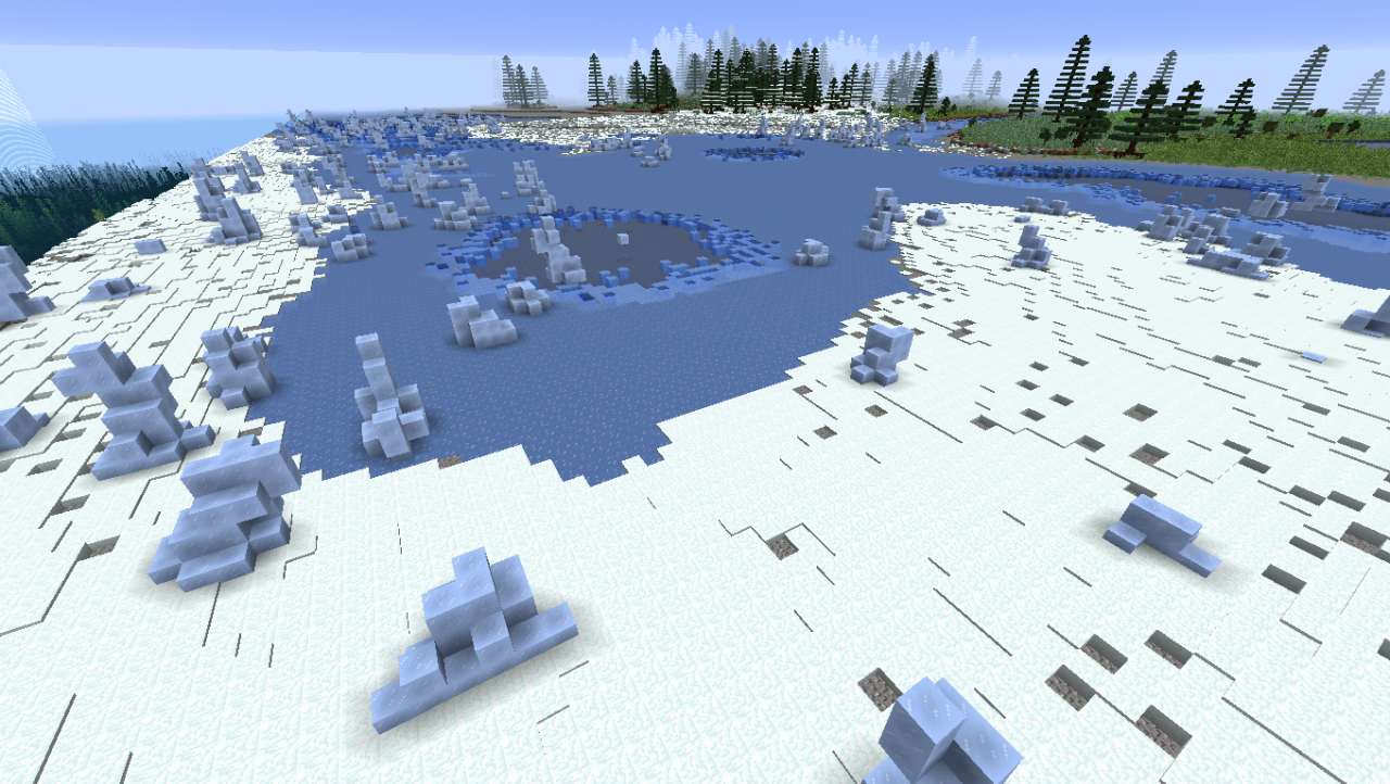 North Shore Tree and Ice pack Minecraft Map