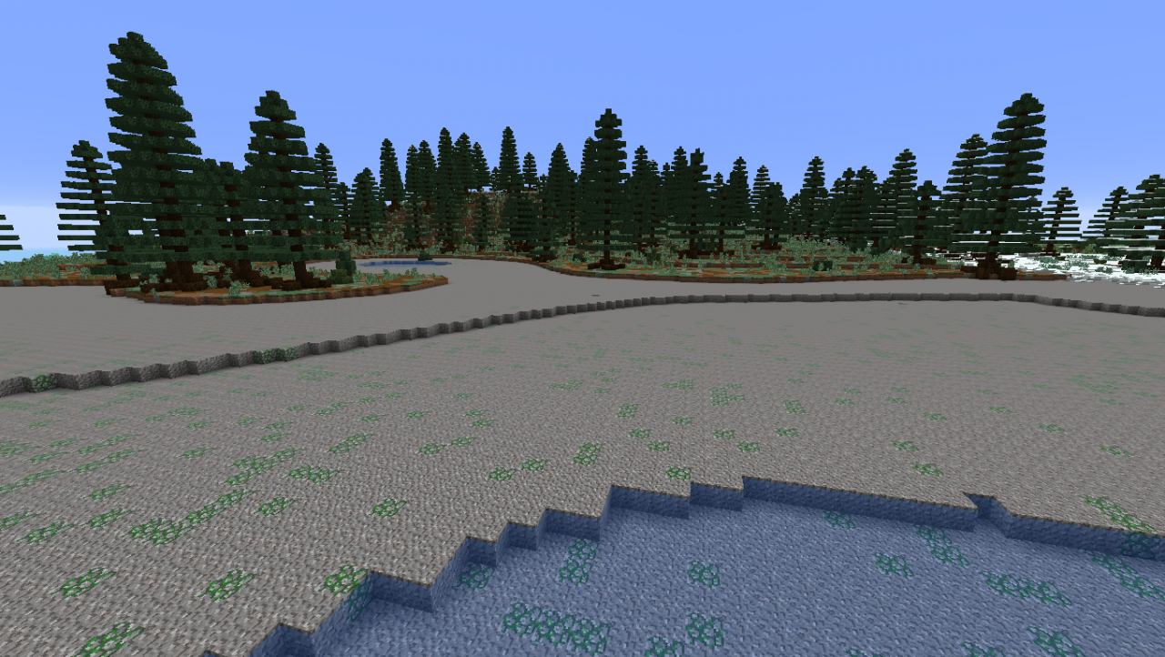 North Shore Tree and Ice pack Minecraft Map