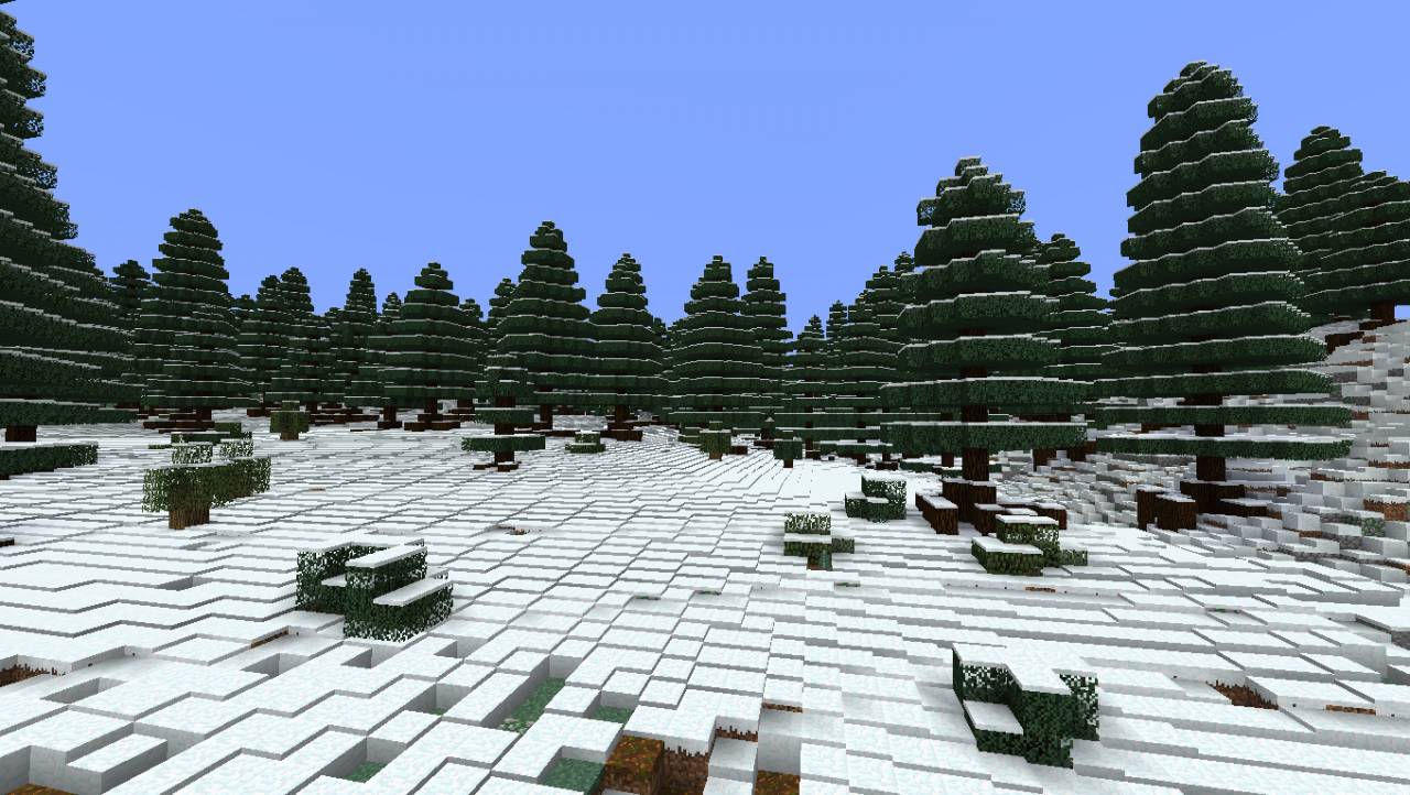 North Shore Tree and Ice pack Minecraft Map
