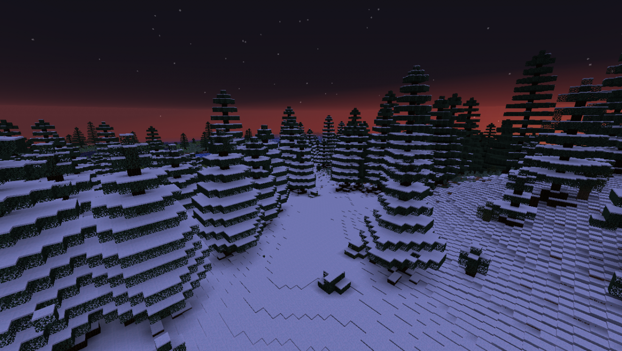 North Shore Tree and Ice pack Minecraft Map
