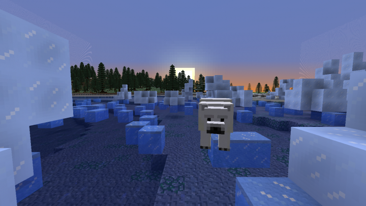 North Shore Tree and Ice pack Minecraft Map