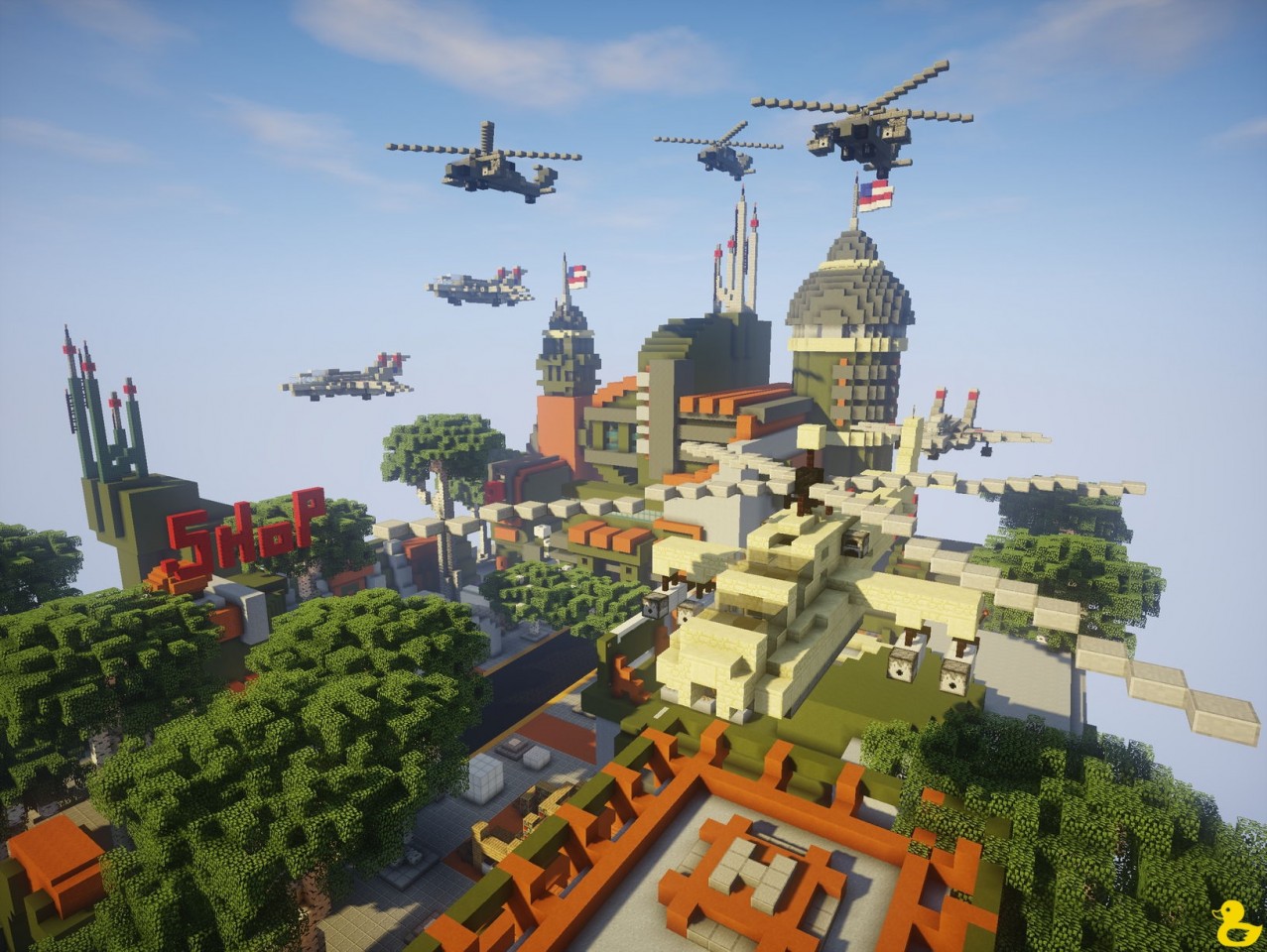 OldBase Spawn Minecraft Map