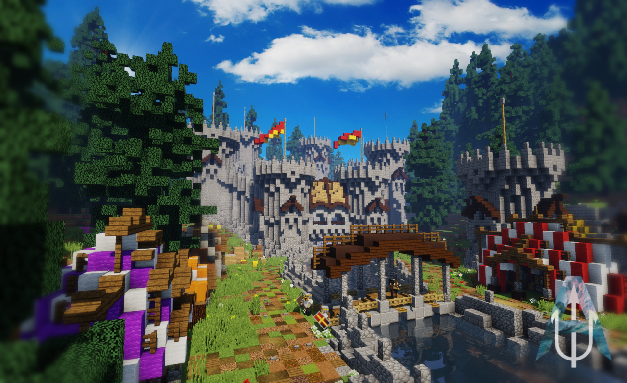 Medieval Marketplace Minecraft Map