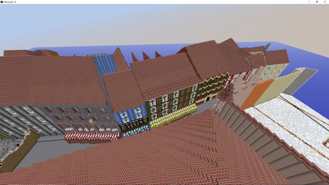 Gigantic Austrian Medieval City - Graz Minecraft Map