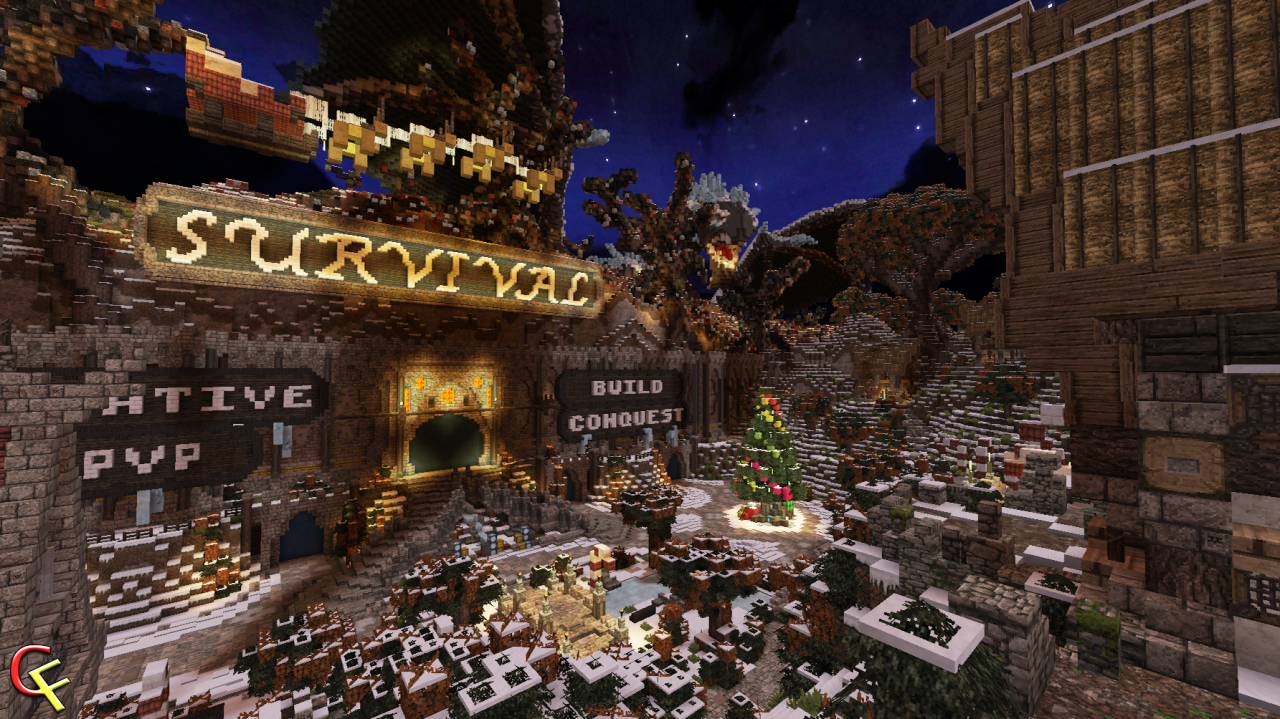 Christmas lobby Minecraft Map