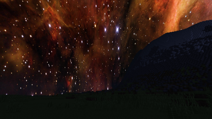 REDWALL CARINA NEBULA - Custom Sky Minecraft Texture Pack