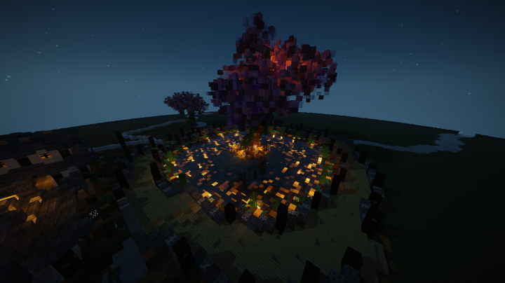 Spawn with triple style - Current style is japanese Minecraft Map