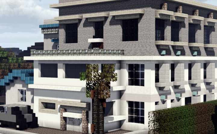 Hosono Shoji Building, Gobanmachi, Toyama, Japan Minecraft Map
