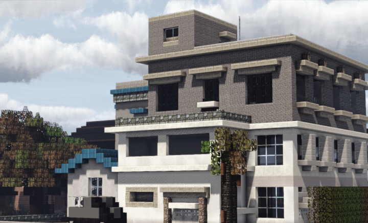 Hosono Shoji Building, Gobanmachi, Toyama, Japan Minecraft Map