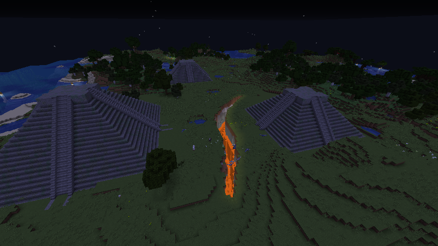 Three Pyramids Of Quests Minecraft Map