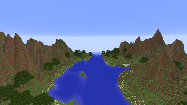 Islands With River Minecraft Map