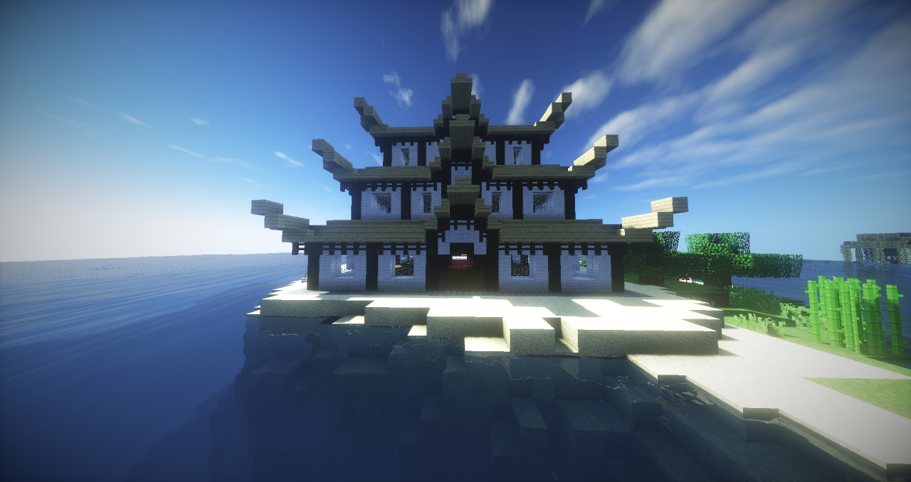 Japanese survival spawn Minecraft Map