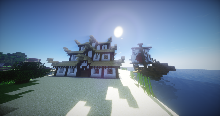 Japanese survival spawn Minecraft Map