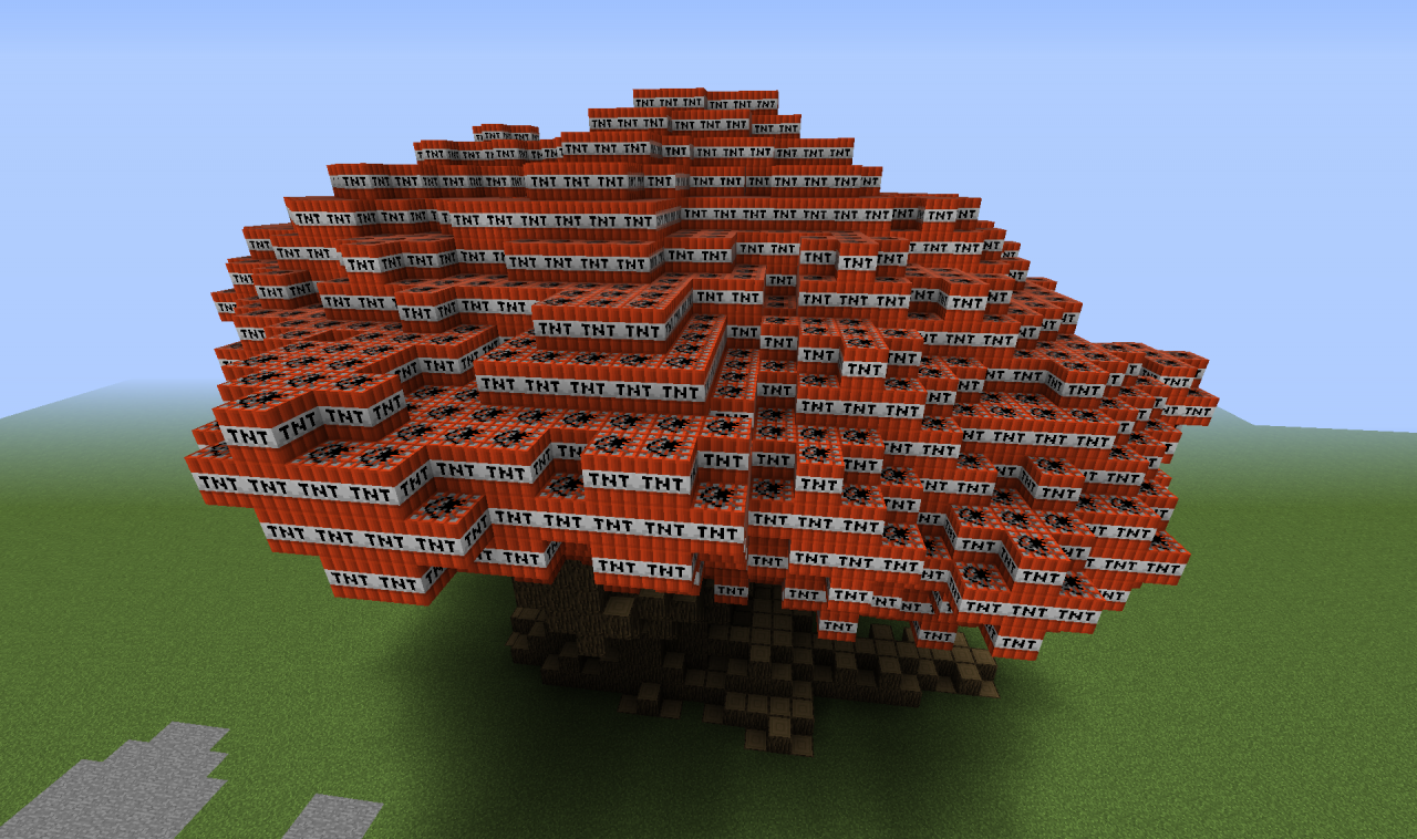 Large TNT Tree Minecraft Map