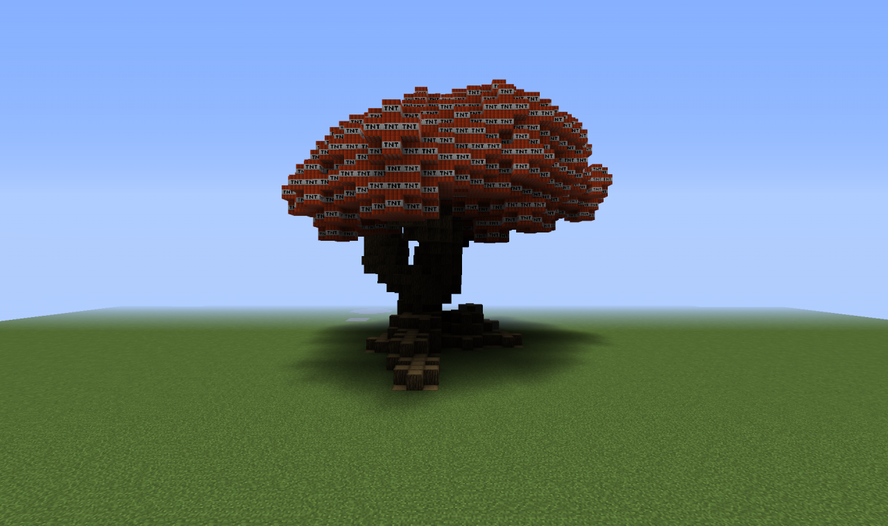 Large TNT Tree Minecraft Map