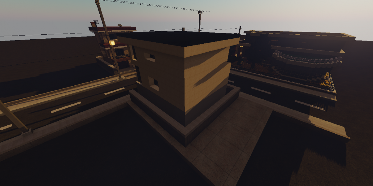 Tan House (not brick) Minecraft Map