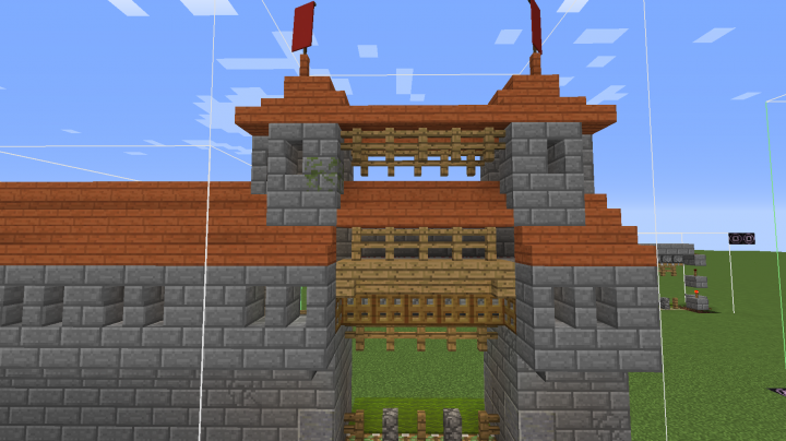 Stone Vertical Gates Minecraft Map