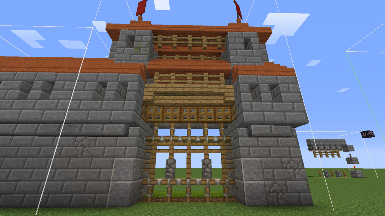Stone Vertical Gates Minecraft Map