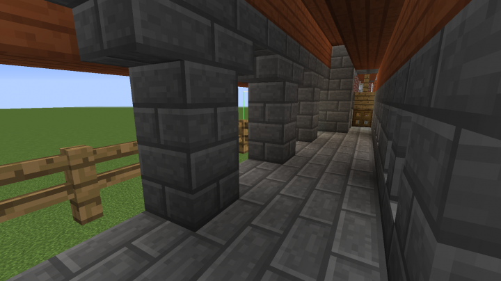 Stone Vertical Gates Minecraft Map