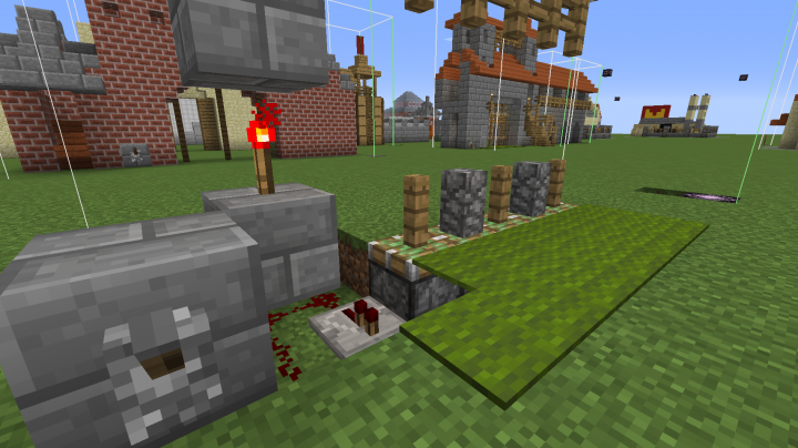 Redstone vertical gate Minecraft Map