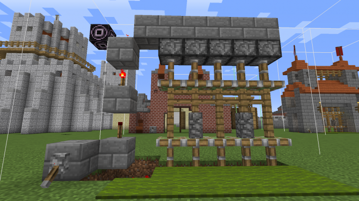 Redstone vertical gate Minecraft Map