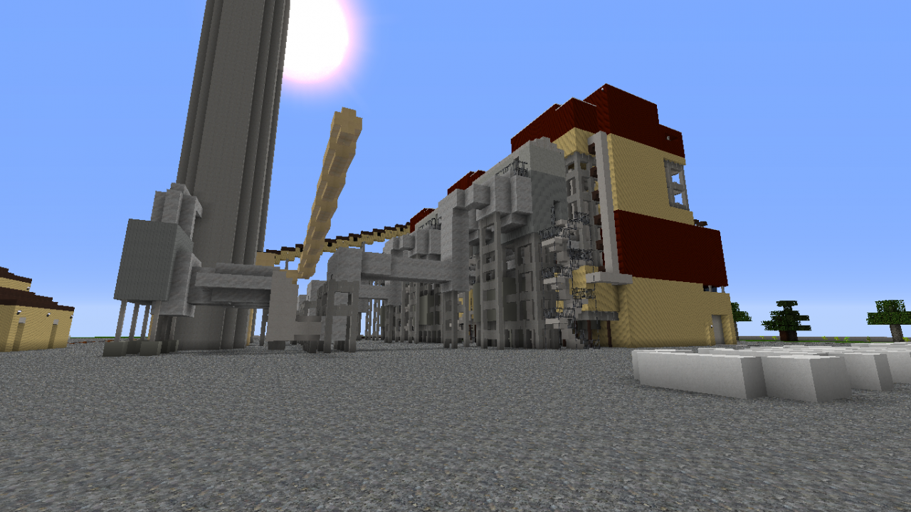 Coal Power plant Minecraft Map