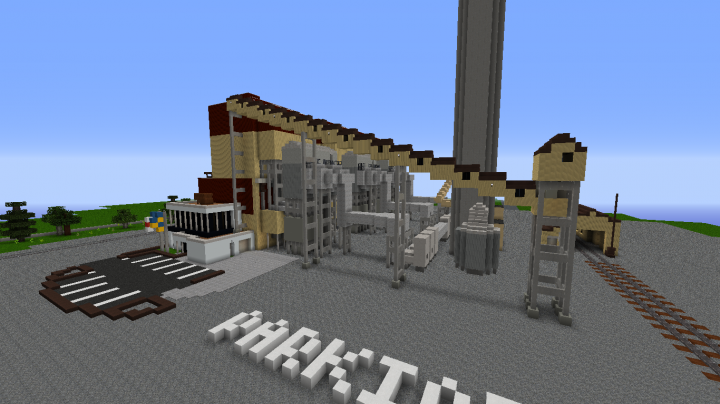 Coal Power plant Minecraft Map