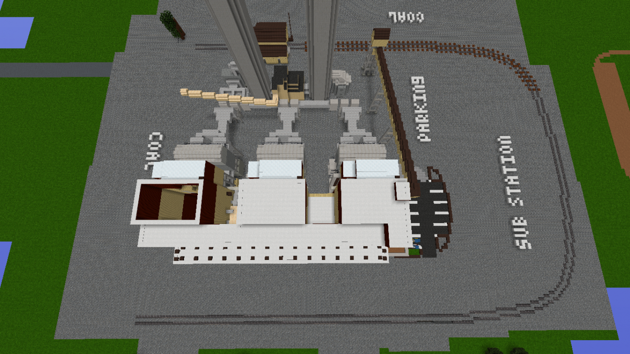 Coal Power plant Minecraft Map