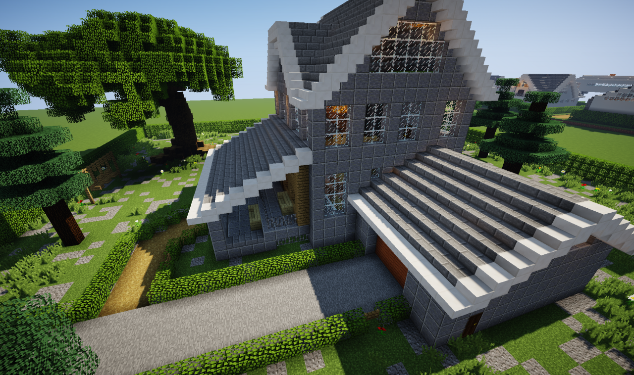 ANDESITE COUNTRY HOME +Yard Minecraft Map