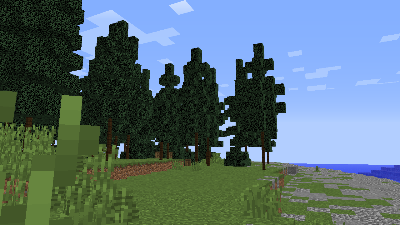 Castom russian trees for worldpainter Minecraft Map