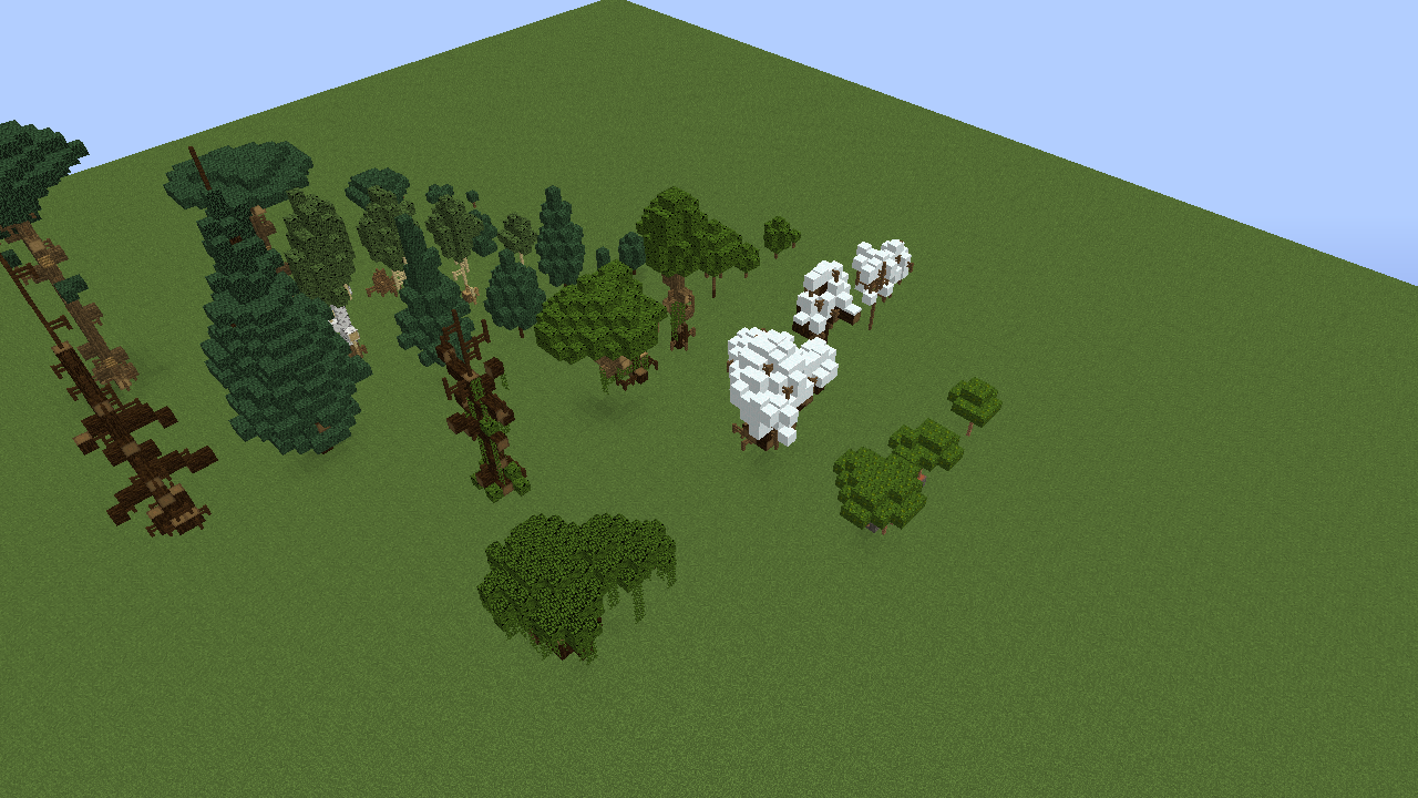 Castom russian trees for worldpainter Minecraft Map