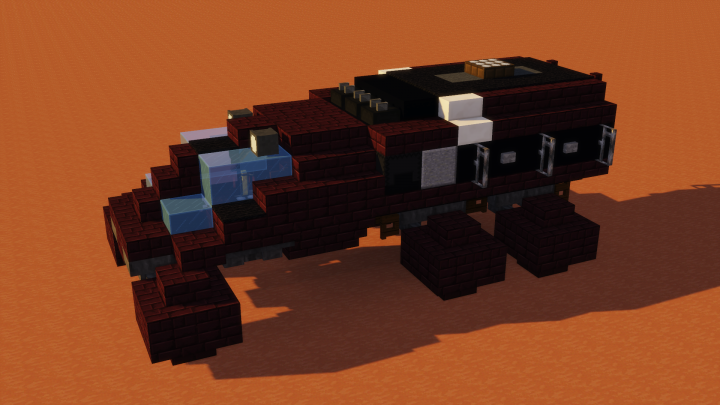 Mars Rover Vehicle Navigator Minecraft Map