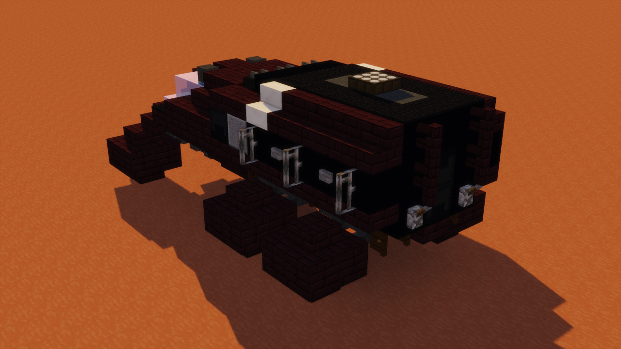 Mars Rover Vehicle Navigator Minecraft Map