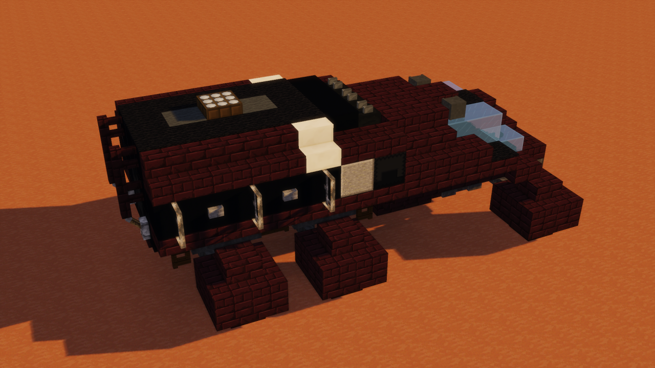 Mars Rover Vehicle Navigator Minecraft Map