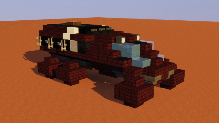 Mars Rover Vehicle Navigator Minecraft Map