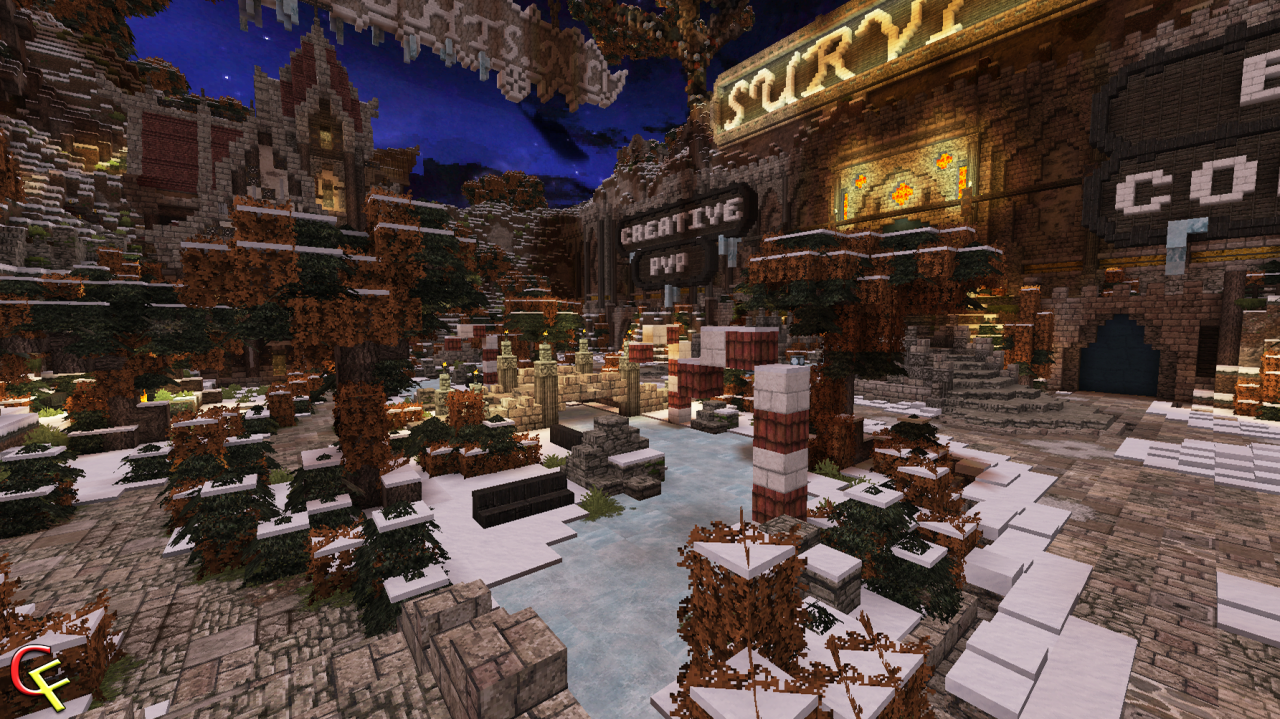 Christmas lobby Minecraft Map