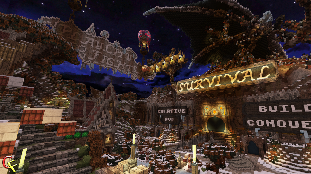 Christmas lobby Minecraft Map